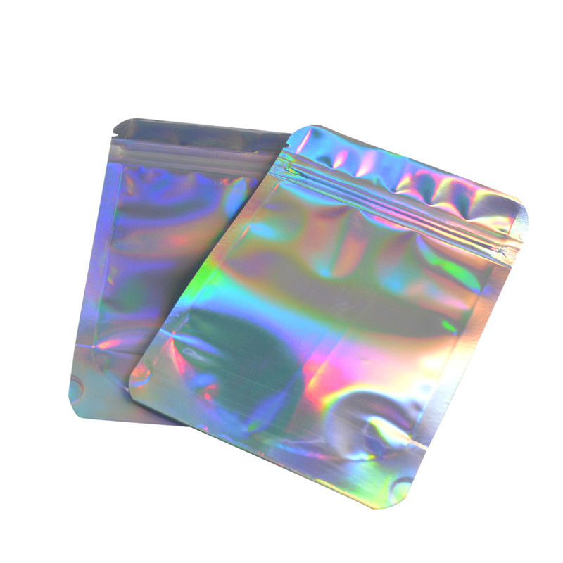 K Stand Up Holographic Food Packing Pouches