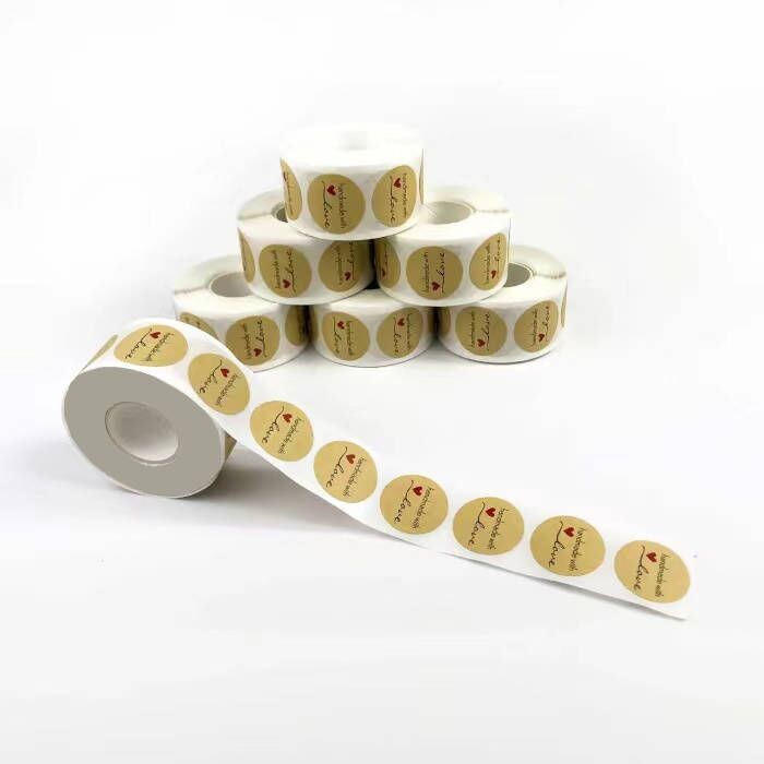 Custom Logo Packaging Label Stickers Matte Surface Finished